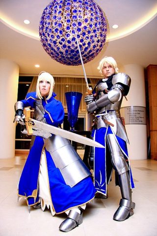 Show Us Your Moves: Aerial and Strike Cosplay Saber from Fate/Stay ...