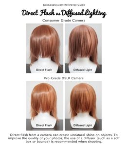 Direct Flash vs Diffused Lighting - Epic Cosplay Blog