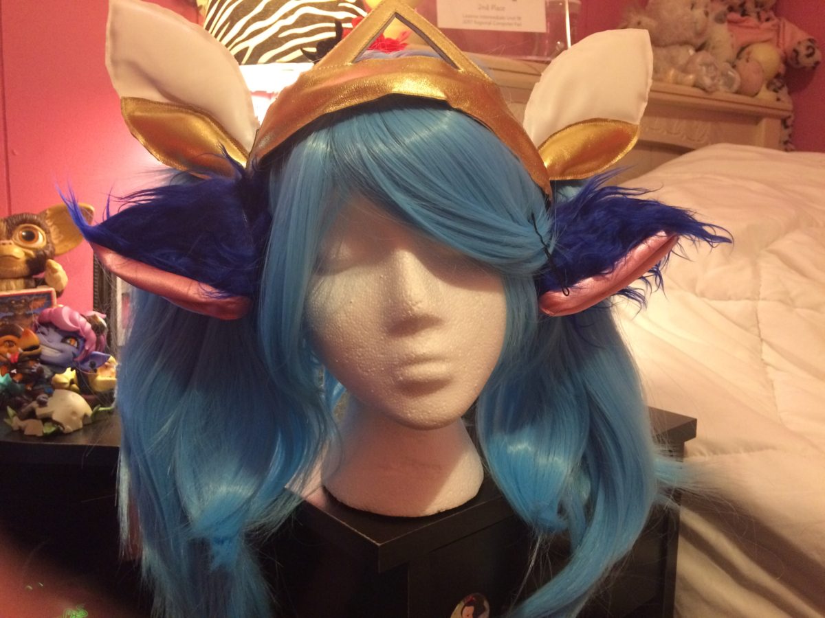 Bowie as POPPY from LEAGUE OF LEGENDS